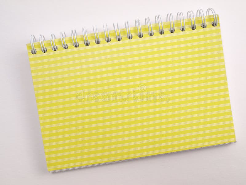 Yellow Ruled Flip Note Book 2 Stock Image - Image of open, school: 4023901
