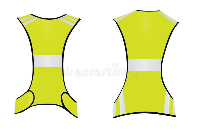 Running Vest Singlets Mockup Illustration Vector Stock Vector ...
