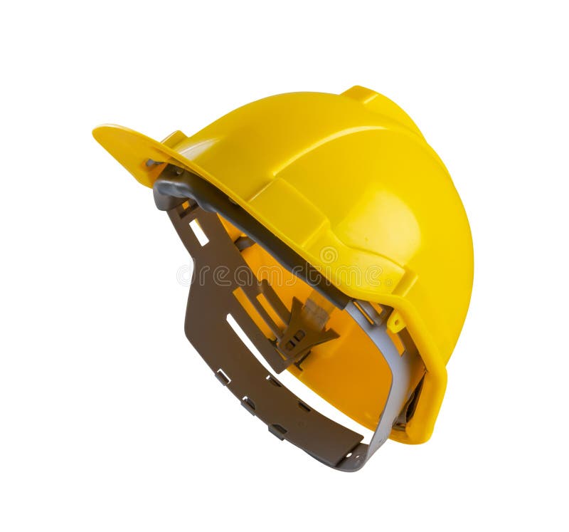 Safety Construction Helmet Isolated on White Background Stock Image ...