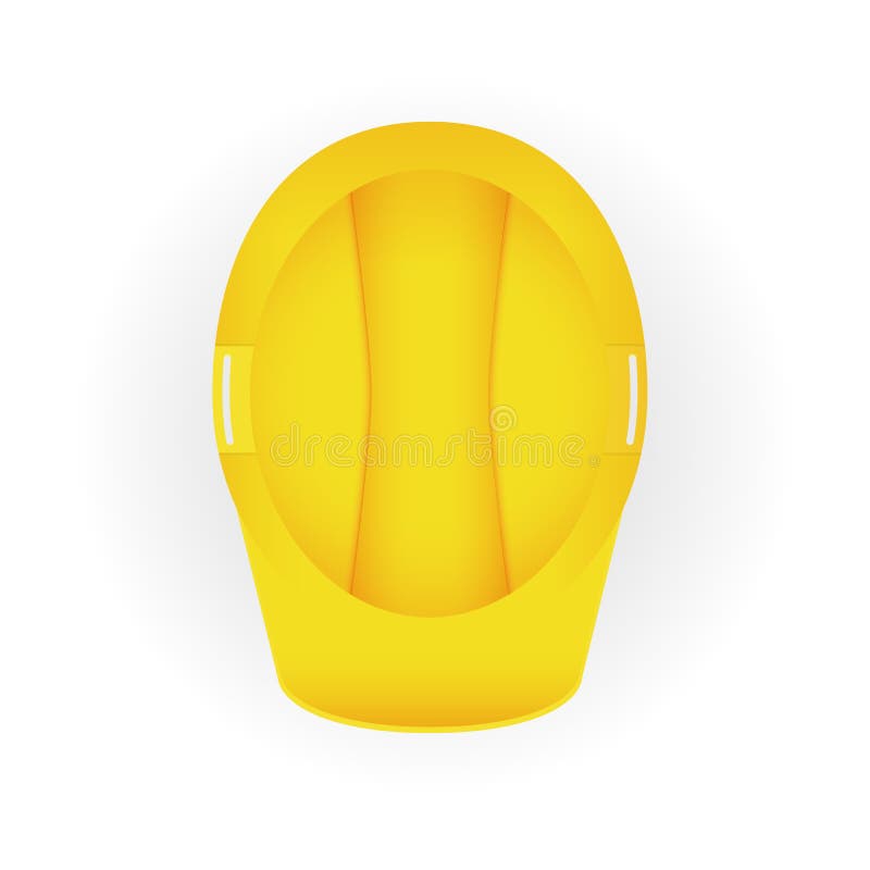 Yellow Safety Construction Helmet. Vector Illustration EPS10 Stock ...