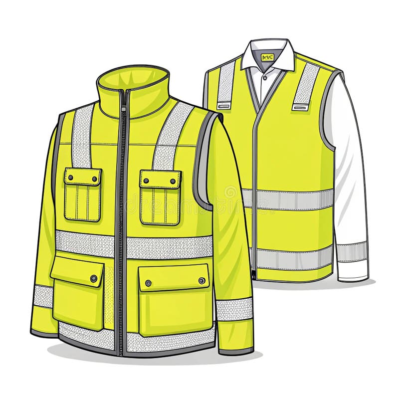 Yellow Safety Vests Stock Illustrations – 514 Yellow Safety Vests Stock ...