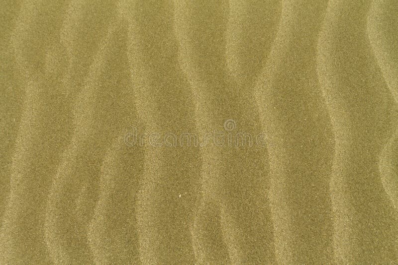 Yellow Sand Ripples Texture Stock Image - Image of rippled ...