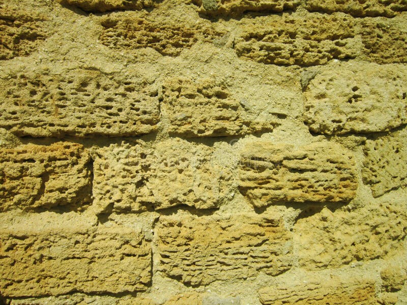 Yellow Sand Tuff, Tuff Wall, Tuff Texture III Stock Image - Image of ...