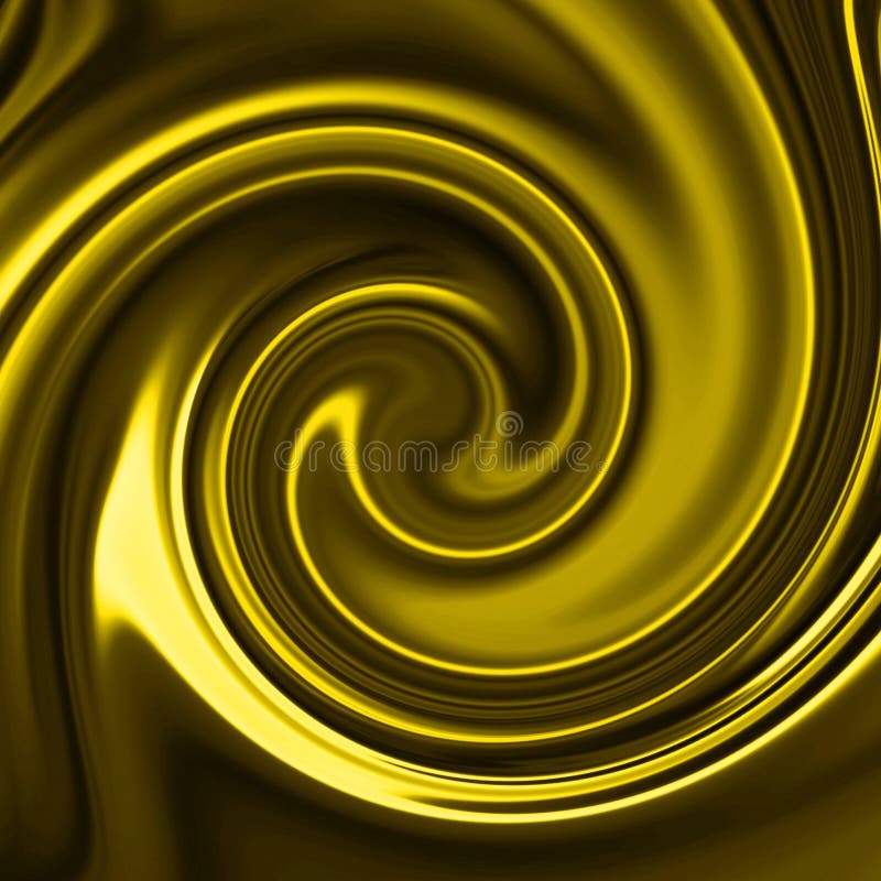 Yellow satin swirl stock illustration. Illustration of cloth - 4204423