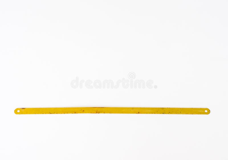 Yellow Saw Blade with Copy Space. Stock Photo - Image of tool, manual ...