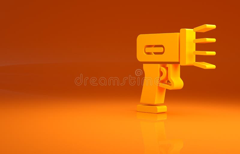 Yellow Barcode Scanning Product Template Design Stock Vector ...