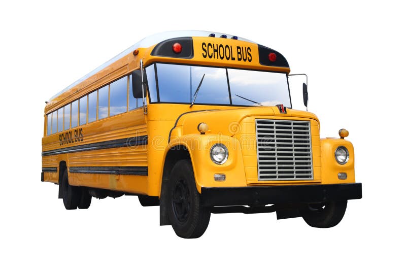 Yellow school bus stock image. Image of drives, colorful - 5096753