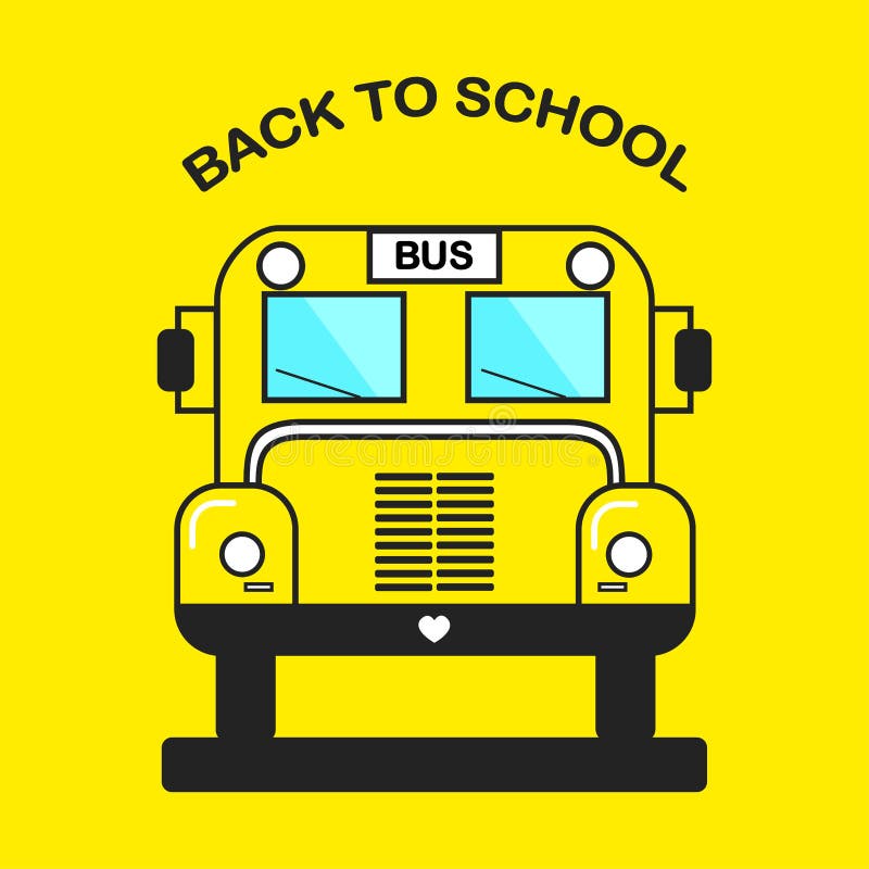 Cartoon School Bus Kids Front School Stock Illustrations – 329 Cartoon ...