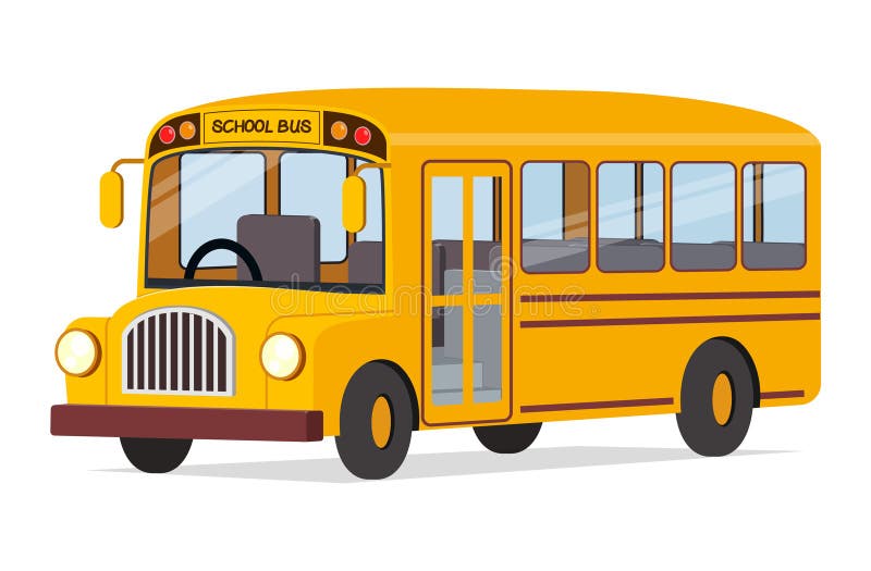 Yellow School Bus with Good Quality and Condition Stock Vector ...