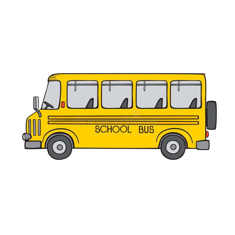 City Bus Side View Clipart