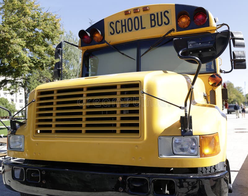 Yellow school bus stock photo. Image of truck, american - 60887272
