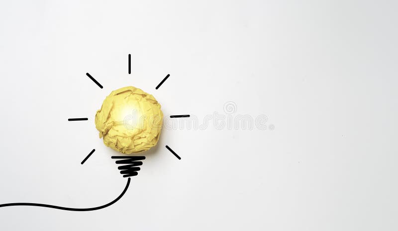 Yellow Scrap Paper Ball with Illustration Painting for Virtual ...