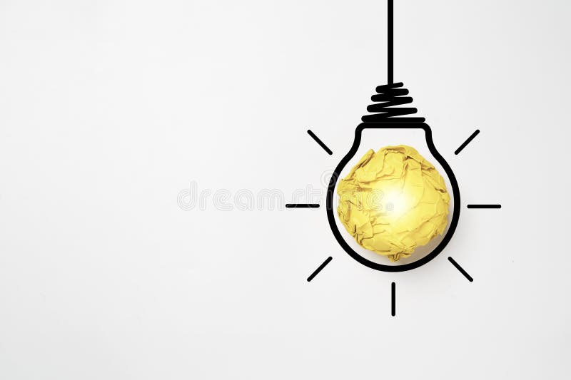 Yellow Scrap Paper Ball with Illustration Painting for Virtual ...