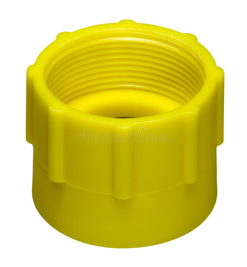Yellow cap stock image. Image of thread, barrier, seal - 30896007