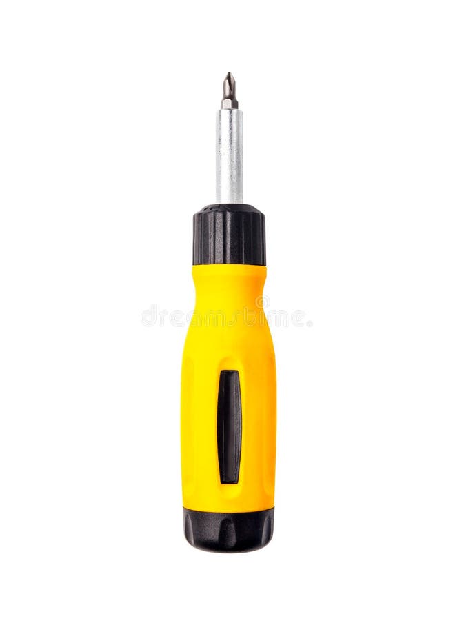 Screwdriver Isolated on White Stock Image - Image of tool, object: 17109309