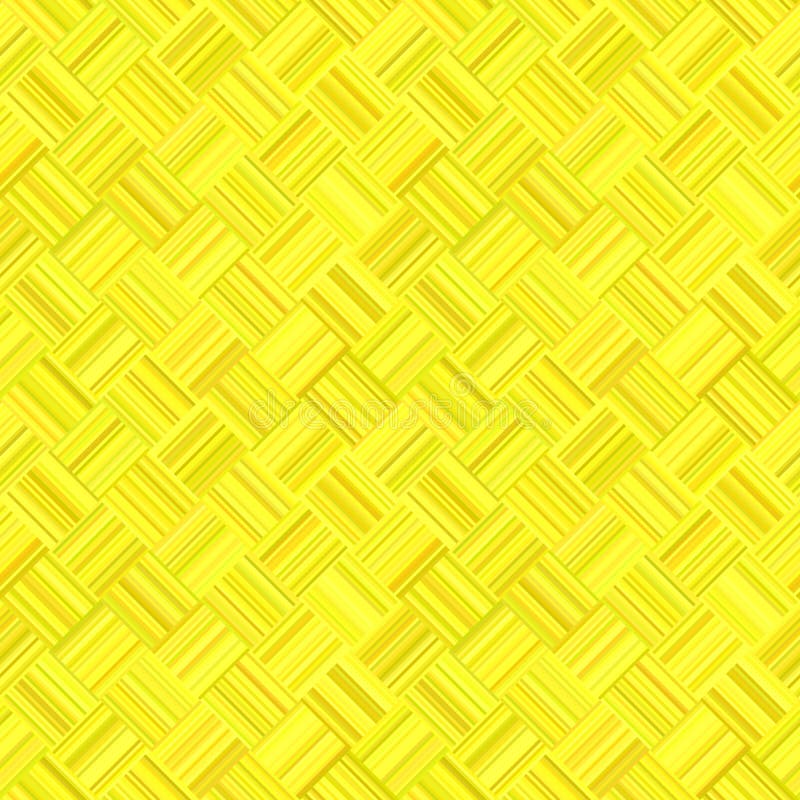 Yellow Seamless Abstract Diagonal Striped Square Mosaic Pattern ...