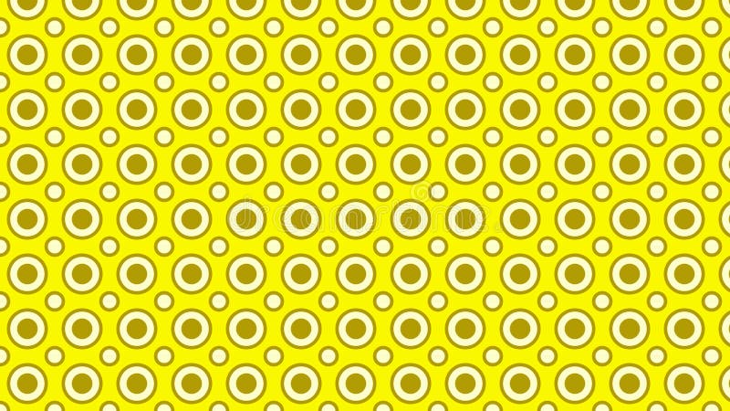 Yellow Seamless Circle Pattern Background Vector Art Stock Vector ...
