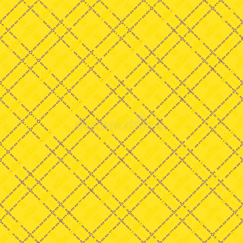 Yellow Seamless Mesh Pattern Stock Vector - Illustration of geometrical ...