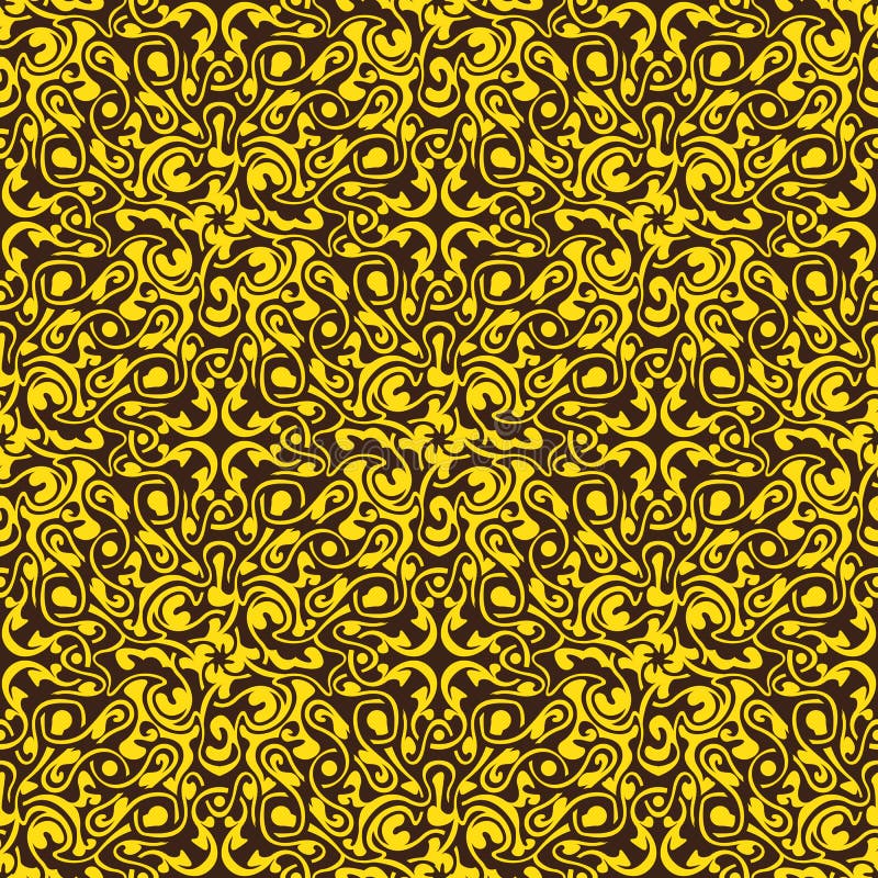 Yellow seamless pattern stock vector. Illustration of seamless - 33048163