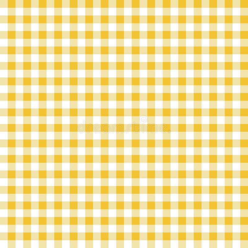 Yellow Seamless Table Cloth Texture. Vector Illustration Stock Vector ...
