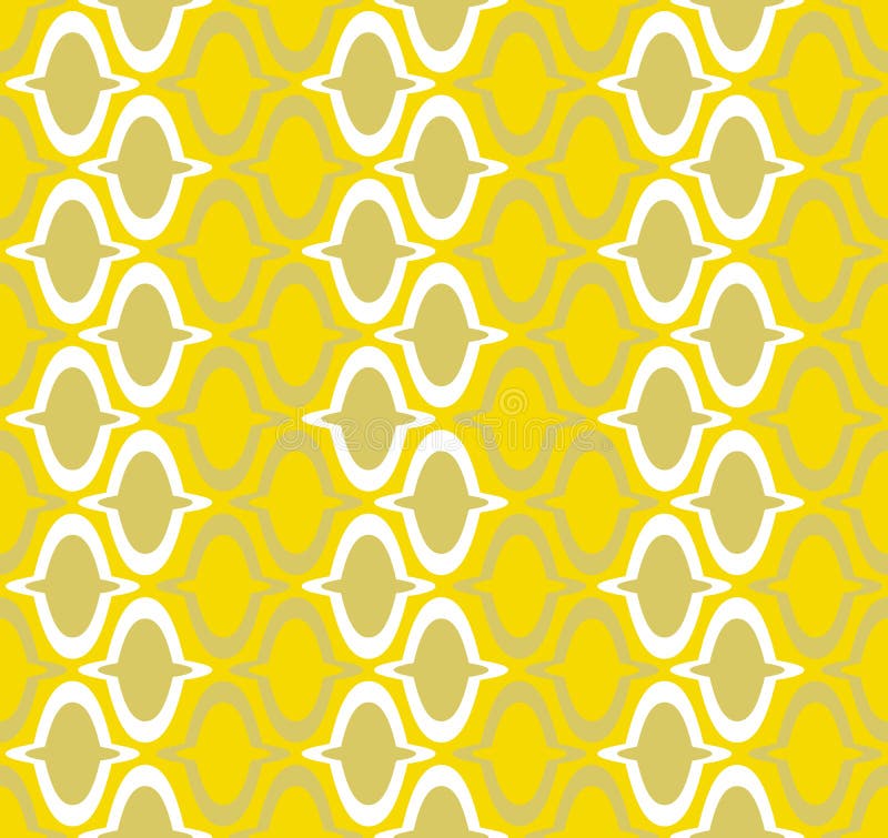 Yellow seamless wallpaper stock vector. Illustration of pattern - 22518003