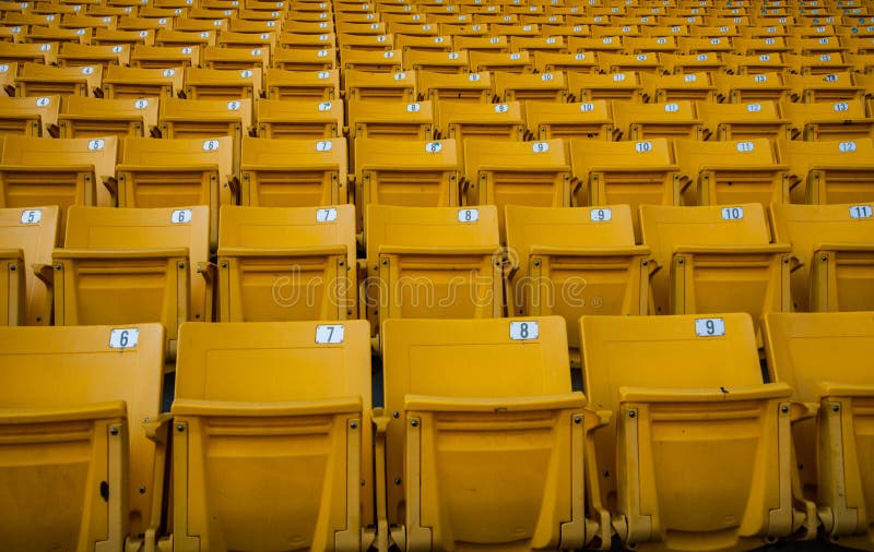 Yellow seat stock photo. Image of outdoor, bottom, horizontal - 28524128