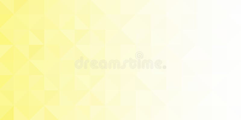 Yellow Segmented Background. Triangular Pixelation Stock Illustration ...