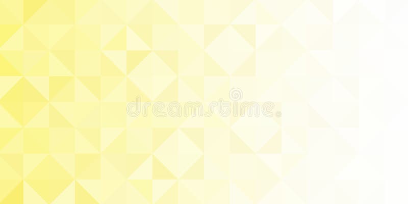 Yellow Segmented Background. Triangular Pixelation Stock Illustration ...