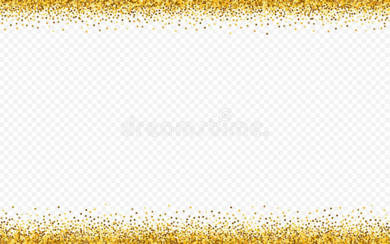 Yellow Sequin Glamour Transparent Background. Stock Vector ...