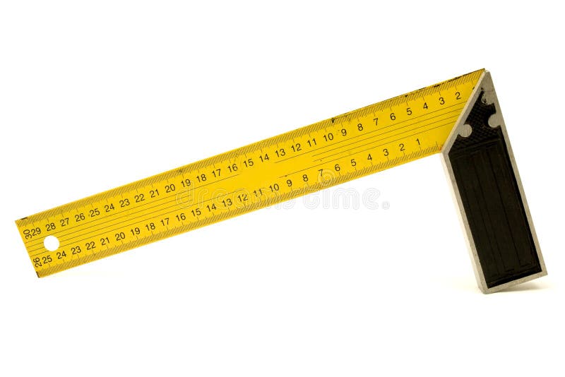 Yellow set-square stock photo. Image of scale, builder - 15512464