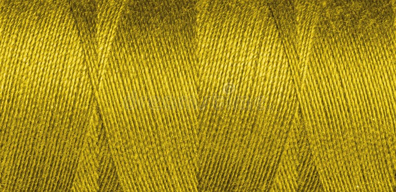 Yellow Sewing Thread Texture Stock Photo - Image of embroidery, yellow ...