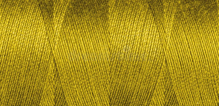 Yellow Sewing Thread Texture Stock Photo - Image of embroidery, yellow ...