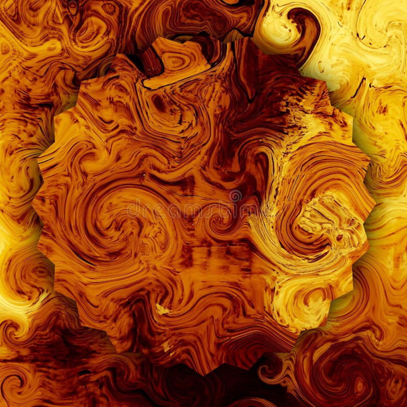 Yellow Shades Background Shapes Textured Blurred Stock Illustration ...