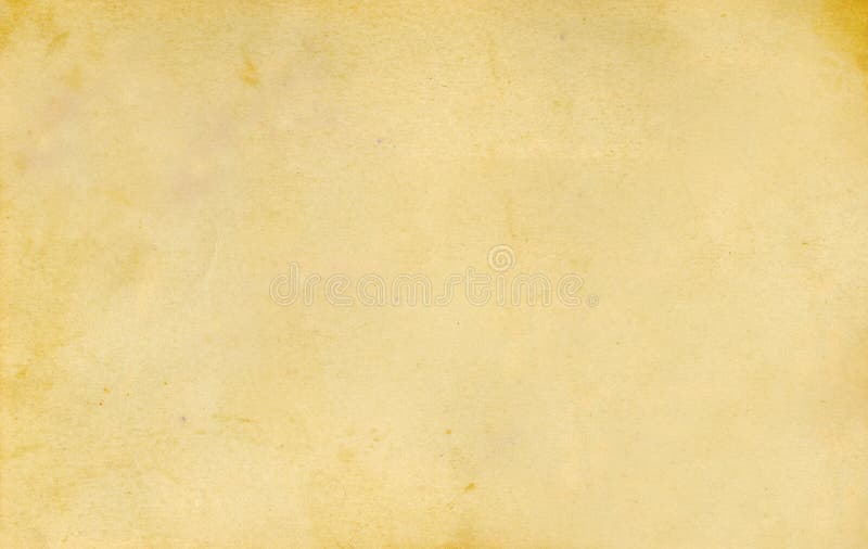 Yellow Sheet of Aged Paper.Texture or Background Stock Image - Image of ...