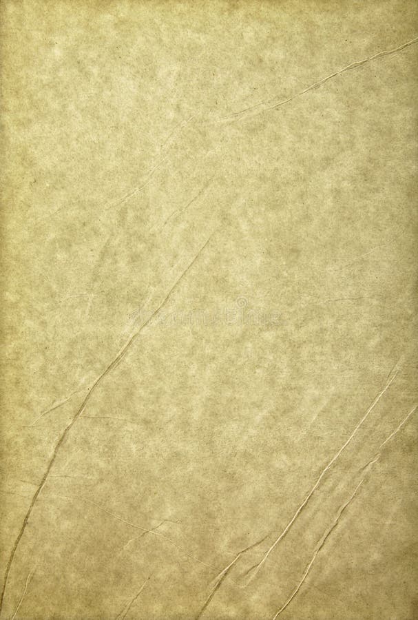 Yellow Sheet of Paper Folded Stock Photo - Image of rusty, abstract ...