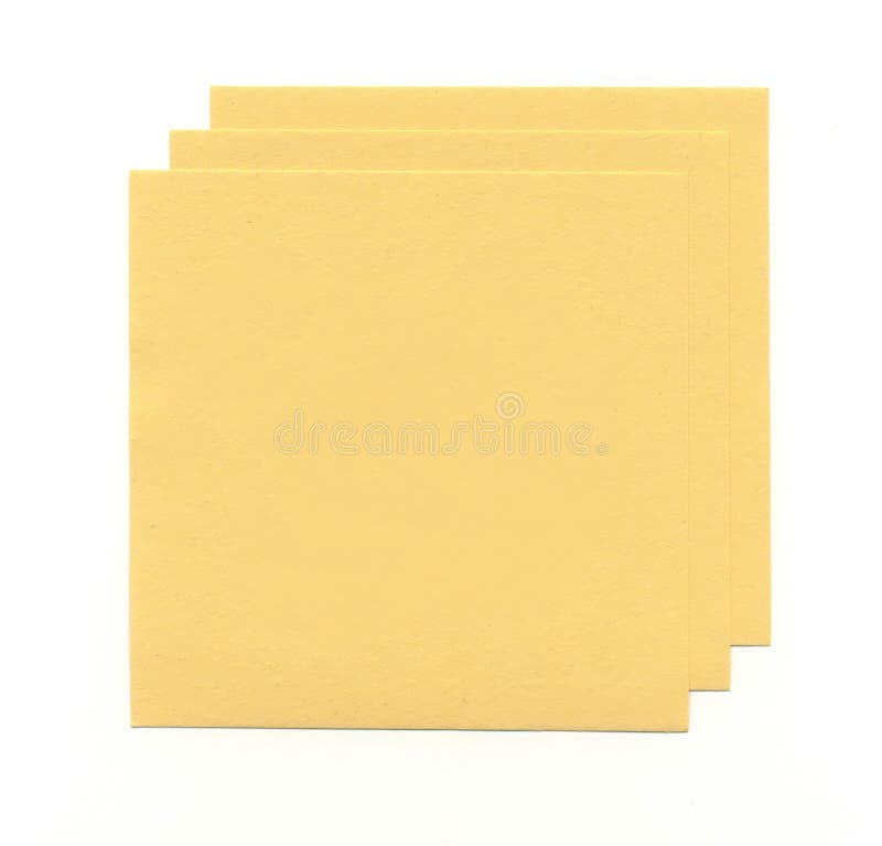 Yellow sheets of paper stock photo. Image of copy, bulletin - 10182842