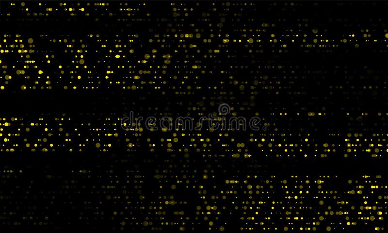 Yellow Shiny Small Dots Abstract Geometric Background Stock ...