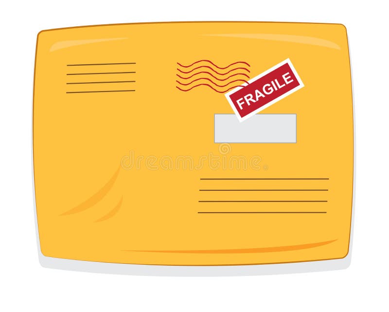 Yellow Shipping Box Logo Sign Vector Set Isolate on Black Stock Vector ...