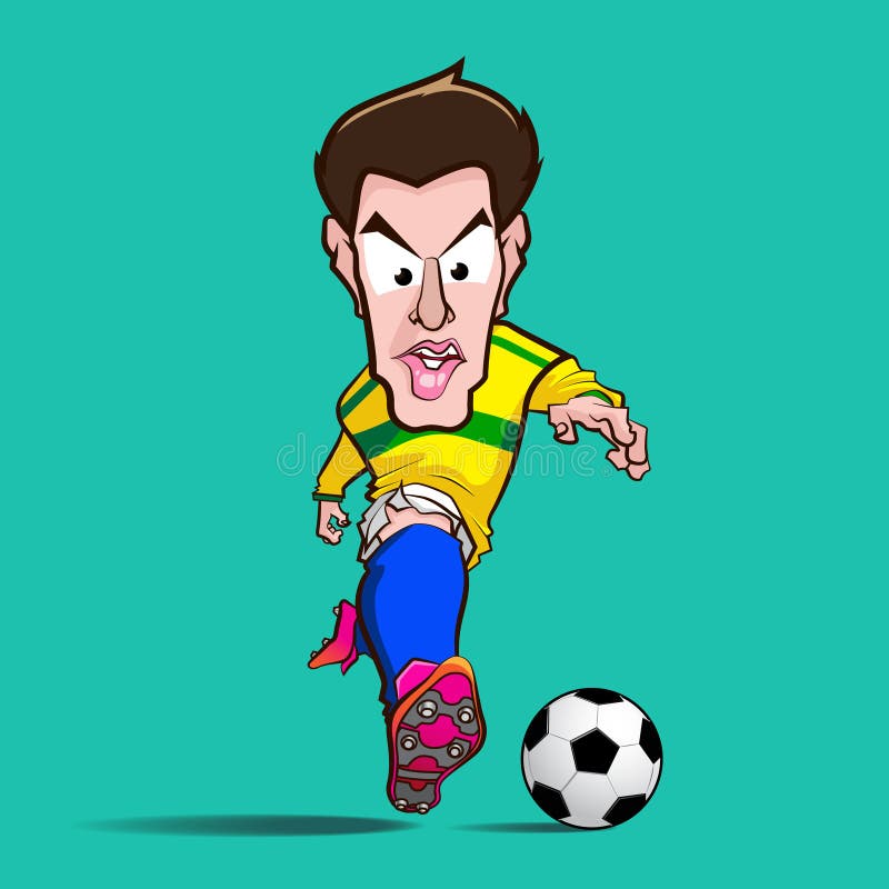 Football Cartoon stock vector. Illustration of equipment - 55195511