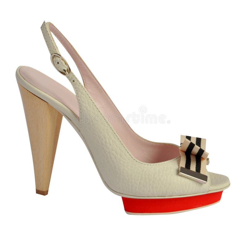 Yellow shoe stock image. Image of design, foot, heel - 44003443