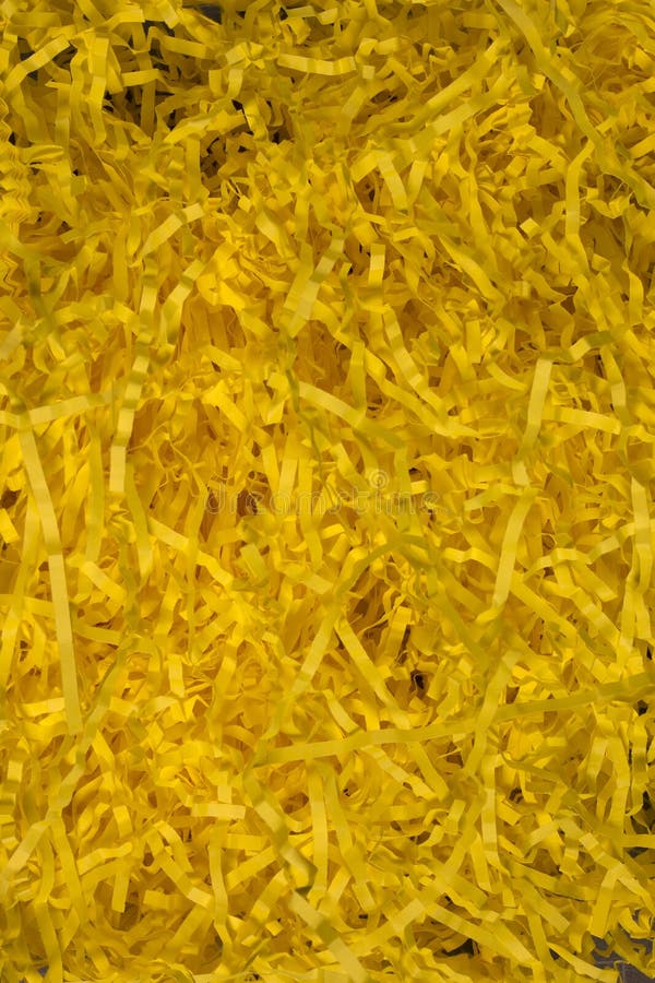 Yellow Shredded Paper Fake Easter Grass Background Stock Photos - Free ...