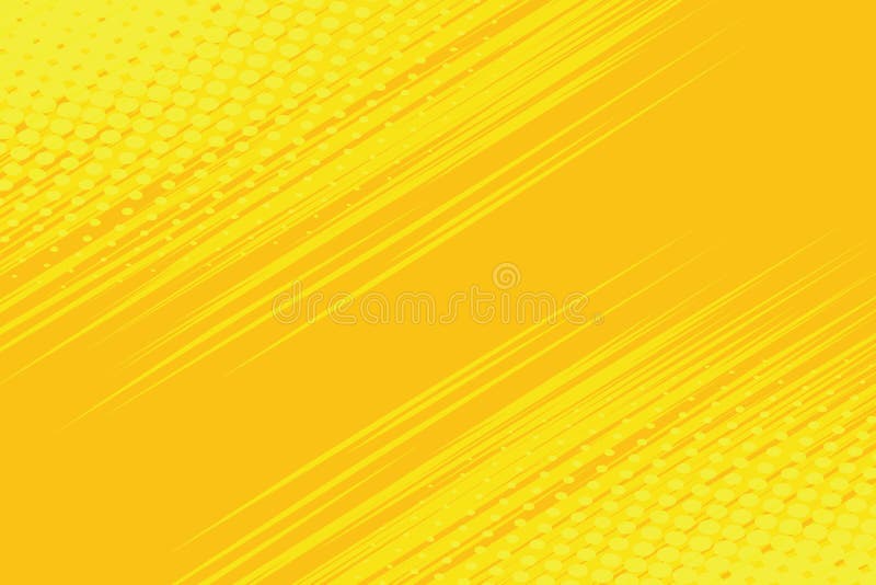 Yellow Side Hatch with Halftone Effect Stock Vector - Illustration of ...