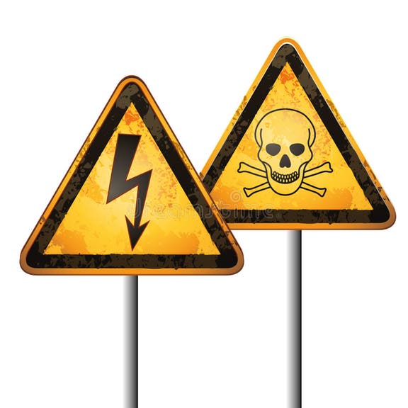 Yellow signals stock vector. Illustration of sign, drive - 35961066