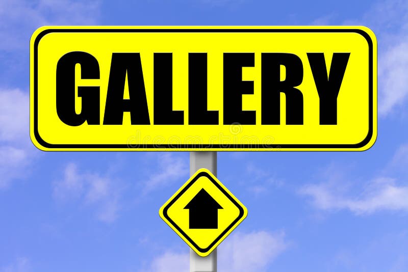 `gallery` Word Written in Black and with Random Characters. in the ...