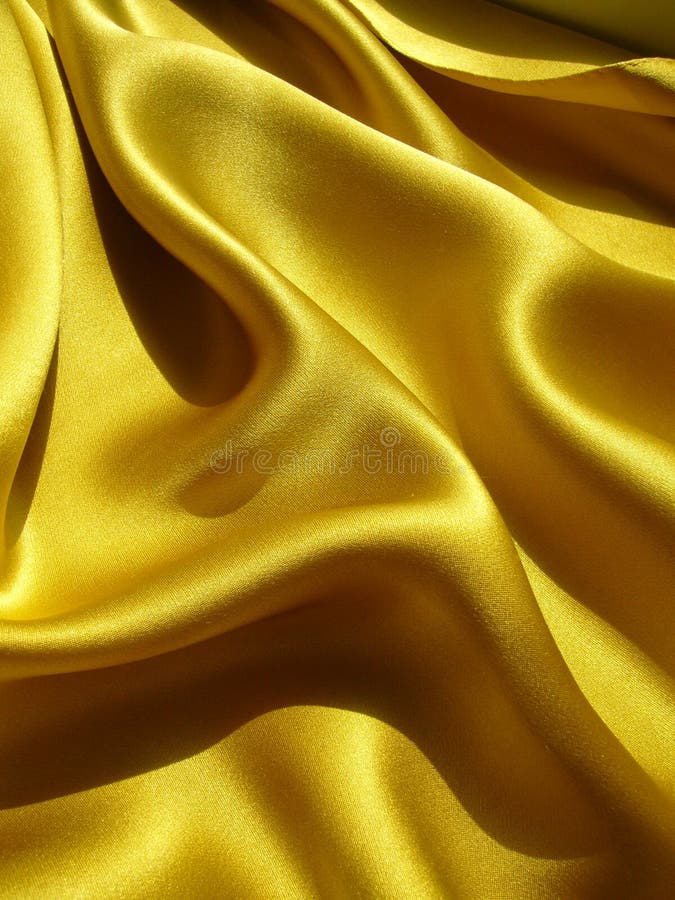 Yellow Silk Fabric. Natural Silk Stock Photo - Image of produce ...