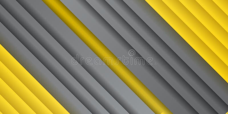 Yellow and Silver Background with Dark Grey Color Composition in ...