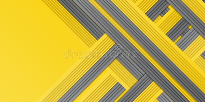Yellow and Silver Background with Dark Grey Color Composition in ...