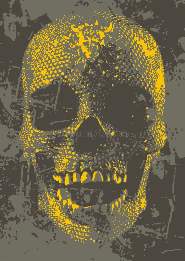 Alien skull stock illustration. Illustration of creature - 27650031