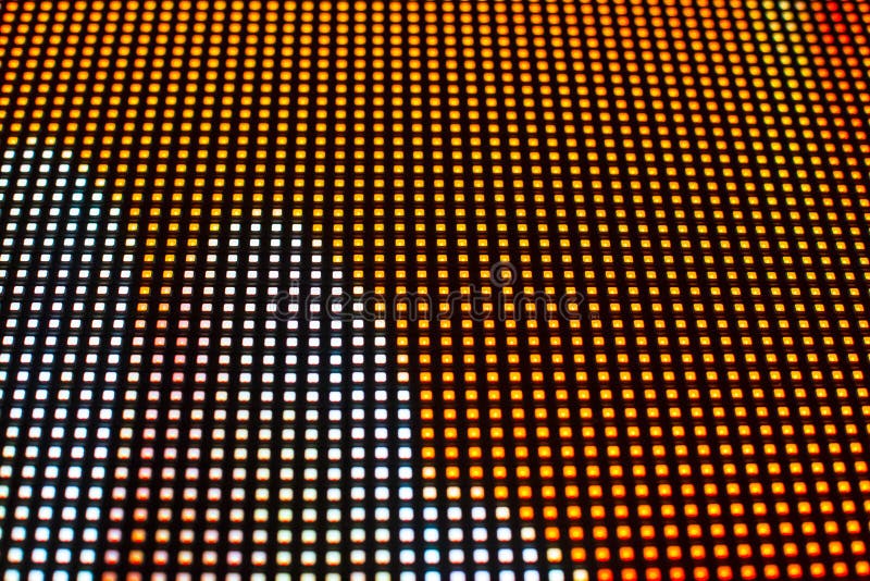 Yellow smd Led video wall stock image. Image of green - 58893199