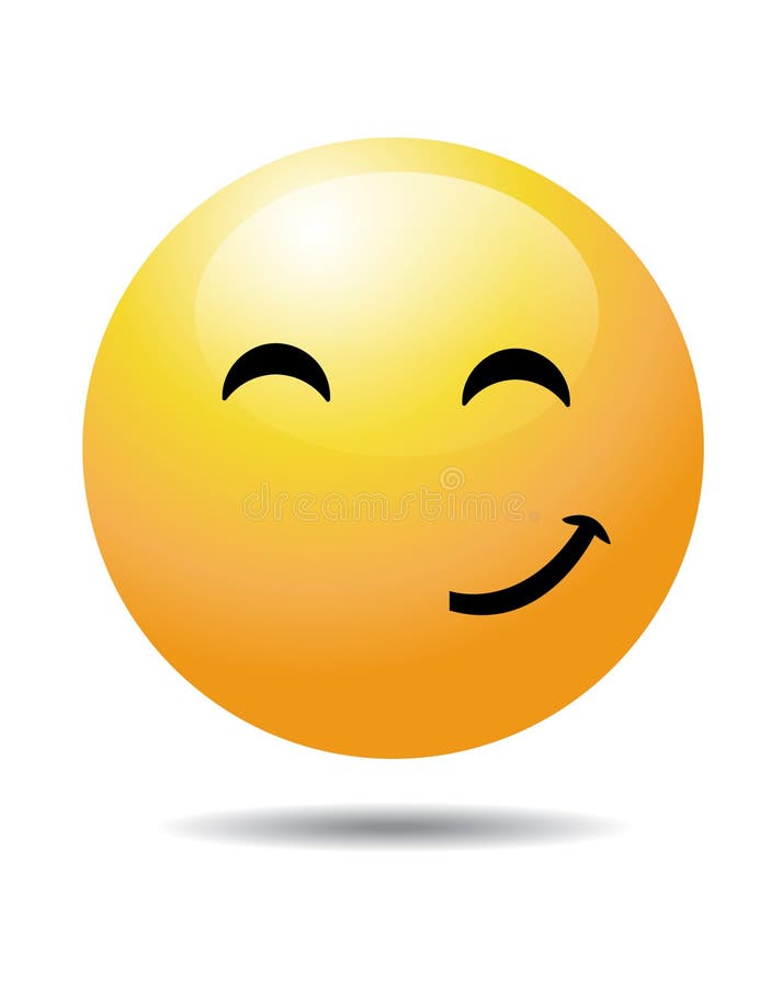 Yellow smiley face stock vector. Illustration of happy - 9901674